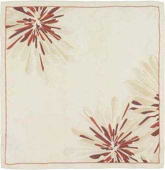 Brunello Cucinelli Femme, Accessoires, Multicolore, Taille: ONE Size Foulard &agrave; imprim&eacute; floral