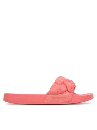 Tommy Jeans Pantoletten Tjw Braided Slides EN0EN02975 Rosa