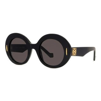 Loewe Runde Sonnenbrille - - Accessories - Damen - Schwarzk - ONE SIZE