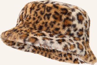 Kangol Bucket-Hat Aus Kunstfell braun