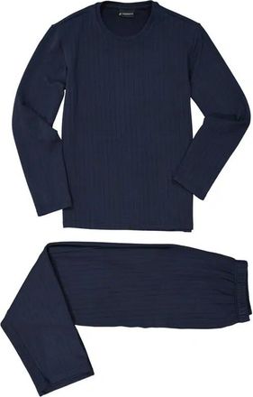 Emporio Armani Herren Pyjama blau Modal unifarben