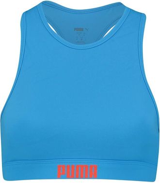 Puma Damen Swimwear Racerback Bikini, Energy Blue, L EU
