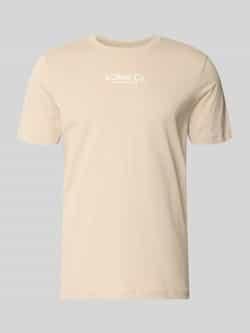 s.Oliver Red Label Regular Fit T-Shirt aus reiner Baumwolle