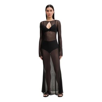 Bond-Eye Strandkleid - - Swimwear - Damen - Schwarzk - M/L