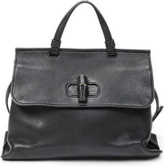 Gucci Crossbody Bags - Medium Bamboo Daily Top Handle - Gr. unisize - in Schwarz - f&uuml;r Damen