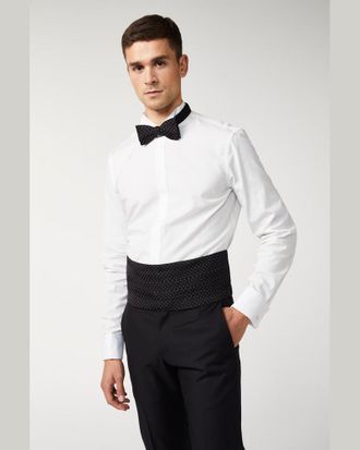 van Laack Smokinghemd mit Kläppchen Kragen aus Baumwolle Slim Fit