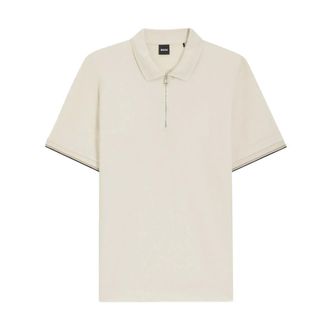 HUGO BOSS Homme, Tops, Beige, Taille: 2XL Polo en coton