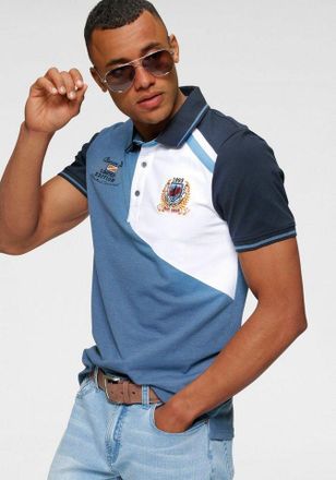 Bruno Banani Poloshirt Kurzarm, k&ouml;rpernahe Passform, unifarben, mit Polokragen