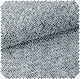 Novely WESSELN - Extravaganter Möbelstoff mit Netzmuster - Robuster Velours Polsterstoff - Pflegeleichte Meterware 1lfm (09 Blau Grau)