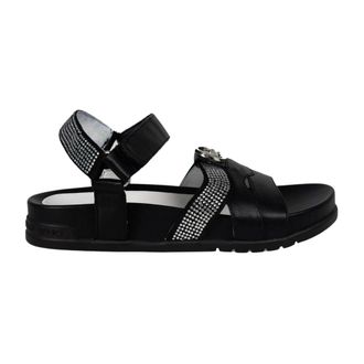 Liu Jo Clara 508 Sandales Plates - Femme - Chaussures - Noir - Taille: 35 EU