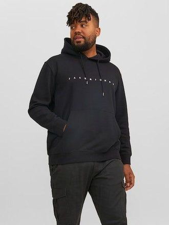 Jack & Jones Plus Size Kapuzensweatshirt JJESTAR JJ SWEAT HOOD NOOS PLS Baumwollmischung, relaxed fit