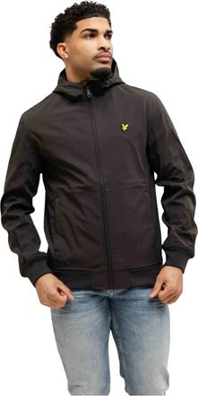 Lyle & Scott Homme, Vestes, Gris, Taille: XL Mesh Lined Softshell Jacket