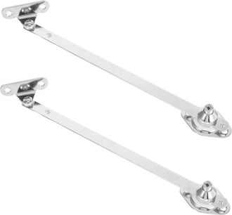 Artibetter 2 St&uuml;ck Teiliges K&uuml;chenschrank st&uuml;tzscharnier aus Edelstahl Robustes Klappdeckel supportsystem Sanftes Herunterfallen Einfache Montage Platzsparend f&uuml;