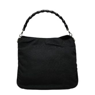 Gucci Pre-owned Bamboo Nylon Handtasche - - Pre-owned - Damen - Schwarzk - ONE SIZE