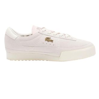Lacoste L003 Neo Sneaker f&uuml;r Damen, Wildleder, Klobiger Absatz (Naturwei&szlig;)