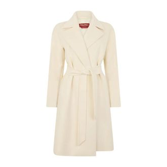 Max Mara Dravenna G&uuml;rtel-Wickelmantel - - Coats - Damen - Beige - S