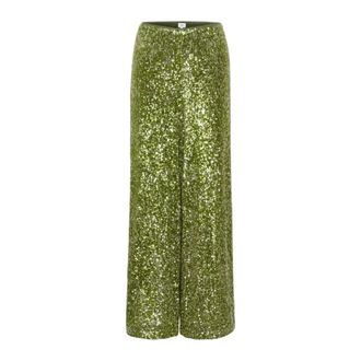 Saint Tropez Gr&uuml;ne Calla Hose ReyanaSZ - - Trousers - Damen - Gr&uuml;n - 2XL