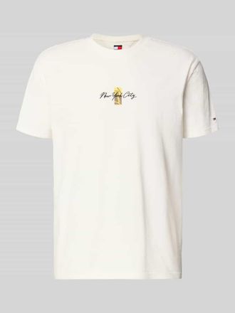 Tommy Jeans Regular Fit T-Shirt aus reiner Baumwolle Modell SIGN BLOCK