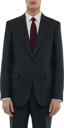 Fursac Veste ajust&eacute;e en toile de lin - Taille 46 - Homme