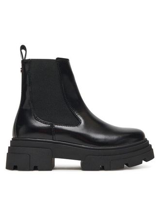 Tommy Hilfiger Klassische Stiefeletten Shiny FW0FW09042 Schwarz
