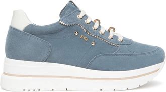 Nero Giardini Femme, Chaussures, Bleu, Taille: 39 EU E615200D Camoscio Baskets