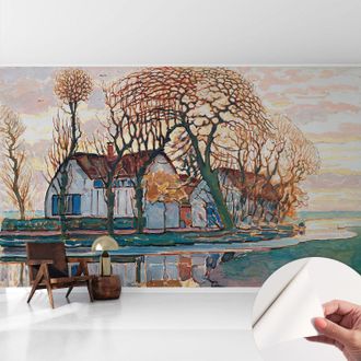 Tulup Fotomurale Adesivo - Carta Da Parati Adesiva - Per La Cucina Camera Da Letto Per La Soggiorno - Paesaggio Idilliaco 416x254 Cm