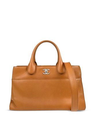 Chanel sac cabas Executive Cerf (2015) - Marron