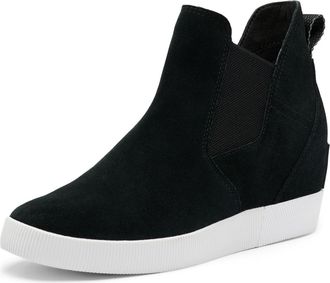 Sorel Out N About Slip-On Keilstiefel, Stylische wasserdichte Materialien, Herausnehmbares Fu&szlig;bett, Robustes Gummi, Verstellbar, Stylisches Textilfutter - D