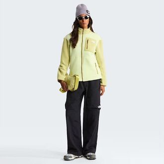 The North Face Fleecejacke YUMIORI - Fleecejacke Damen - &Uuml;bergangsjacke - Zitronengelb