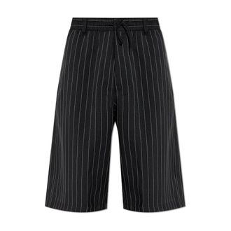 Yohji Yamamoto Homme, Shorts, Noir, Taille: S Shorts duniforme de sport &agrave; rayures