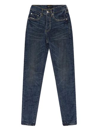 Purple Rinse Skinny-Jeans - Blau