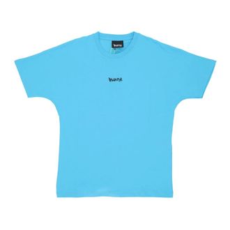 Disclaimer Essential Logo Tee - - Tops - Herren - Blau - S