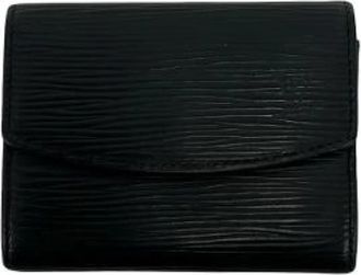 Louis Vuitton Pre-owned Portefeuille Monnaie Simple Epi Leather Coin Case - Femme - Pre-owned - Noir - Taille: ONE Size