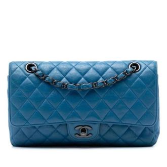 Chanel Pre-owned Double Flap Shoulder Bag - - Pre-owned - Damen - Blau - ONE SIZE