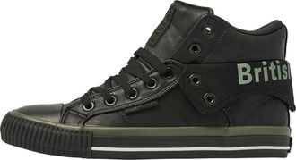 British Knights Herren ROCO Sneaker, SCHWARZ/Khaki/Weiss/SCHWARZ, 44 EU