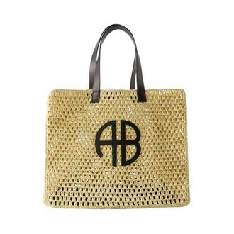 Anine Bing Grand Cabas Rio - Femme - Sacs - Beige - Taille: ONE Size