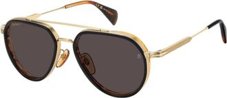 Eyewear by David Beckham unisex, Accessoires, Jaune, Taille: ONE Size 1226/G/S Lunettes de soleil Aviateur