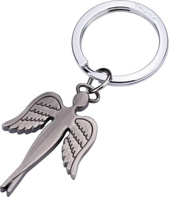 Troika Troika Engelbert - eleganter Schl&uuml;sselanh&auml;nger Engel/Schutzengel - Gl&uuml;cksbringer Autofahren/F&uuml;hrerschein/Probezeit - Material: Metallguss, matt, geb&uuml;r