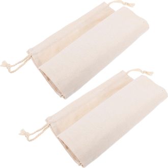 BESPORTBLE 2 St&uuml;ck Gro&szlig;e aufbewahrungsbeutel aus Atmungsaktivem Canvas mit Kordelzug Wiederverwendbar f&uuml;r Kartoffeln Zwiebeln Obst und f&uuml;r Frische und Platzspare