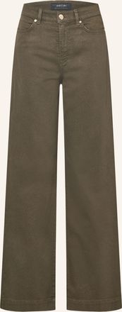 Marc Cain Wide Legs Jeans Warri Mit Glitzergarn gruen