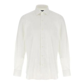 Finamore Napoli Hemd - - Shirts - Herren - Wei&szlig; - 5XL