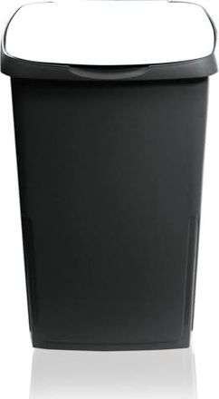 Gi&ograve;Style GioStyle M&uuml;lleimer Ecosolution 45 | Fassungsverm&ouml;gen 45 l | Anthrazit und Wei&szlig; | Ideal f&uuml;r M&uuml;lltrennung | Made in Italy