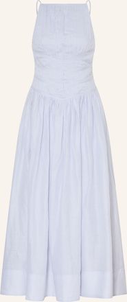 Aje Kleid Helene Mit Schmucksteinen blau