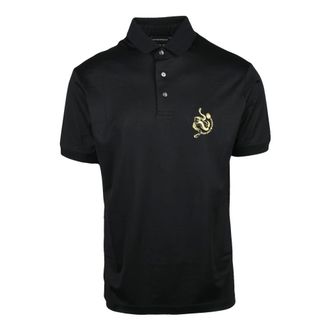 Emporio Armani Homme, Tops, Noir, Taille: M Polo Chemises