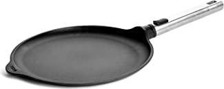 Woll Diamond Logic XR Pro Crêpespfanne - Induktiv -, Ø 26 cm, mit abnehmbarem Edelstahlstiel - Geeignet für alle Herdarten, Aluminiumguss, Antihaft-Versieg