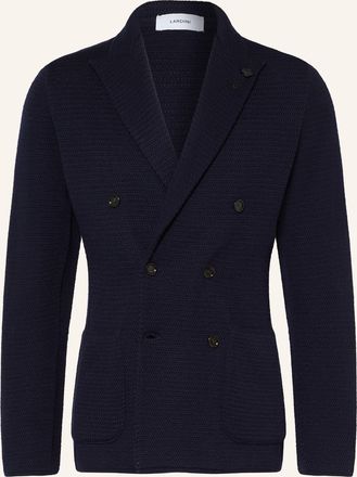 Lardini Lardini Stricksakko Slim Fit blau