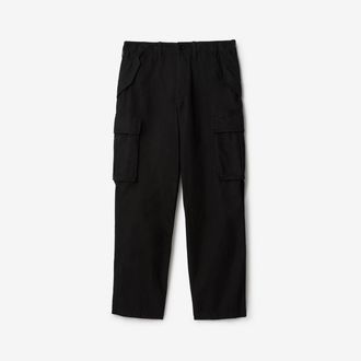 Burberry Pantalon cargo en coton, Size: 46