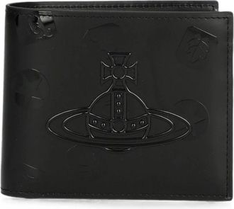 Vivienne Westwood Gl&auml;nzende Brieftasche - - Accessories - Damen - Schwarzk - ONE SIZE