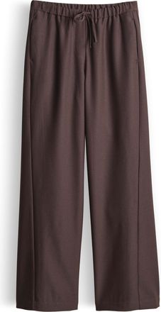 OPUS Damen City Pants | MELANE Dynamic Wide Leg Pants mit Twillstruktur Coffee Bean, 36