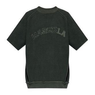 Maison Margiela Sweatshirt mit Logo - - Sweatshirts & Hoodies - Herren - Grau - L